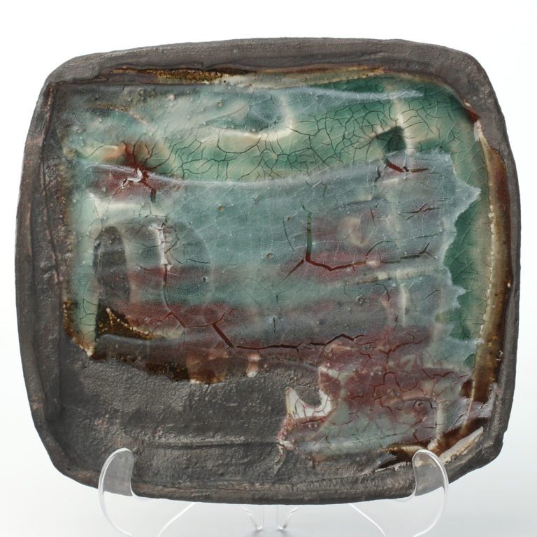 Large celadon plate - Online Ceramics
